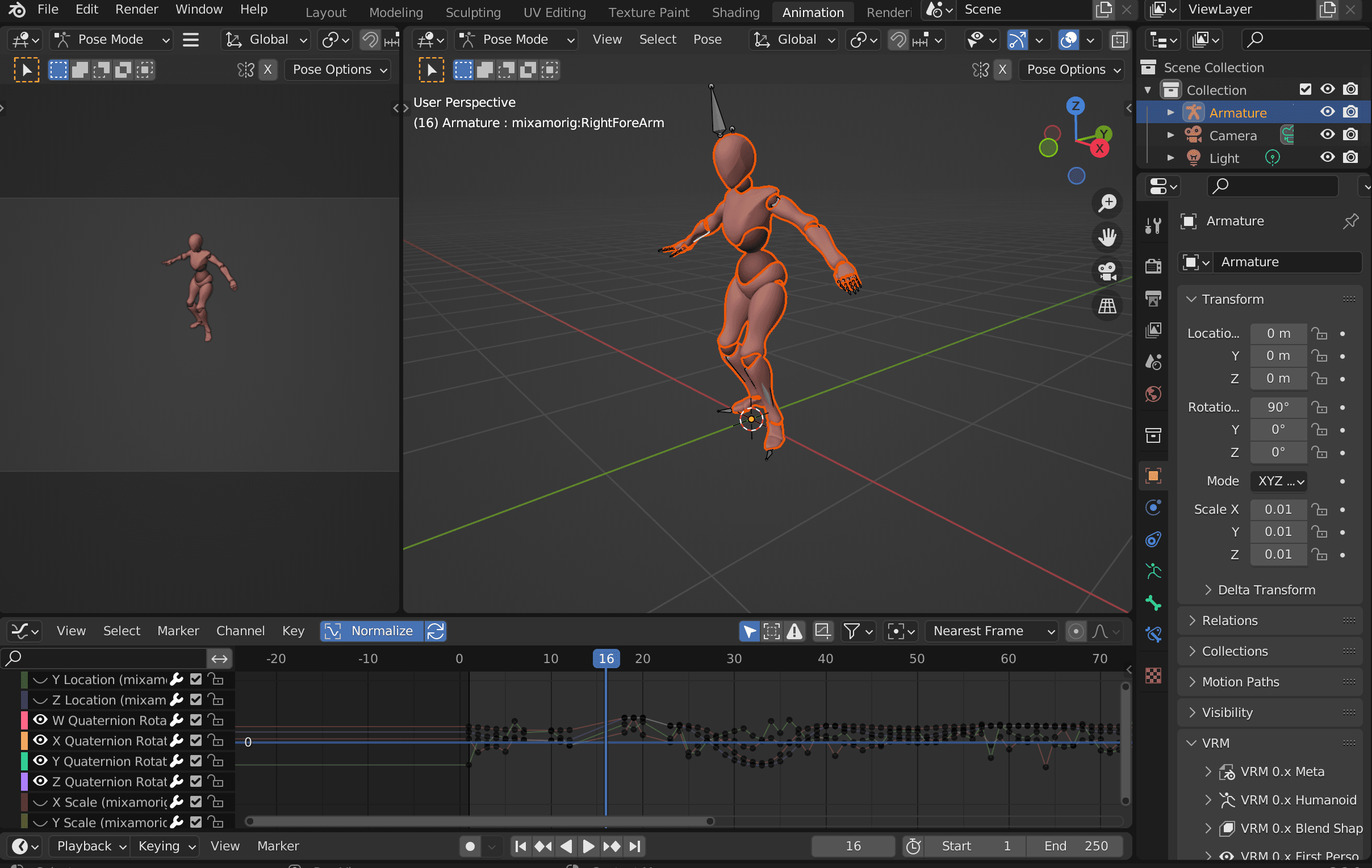 演習3-3: Blenderでのモーション編集 - 情報メディア実験 2025「モーション解析・編集」